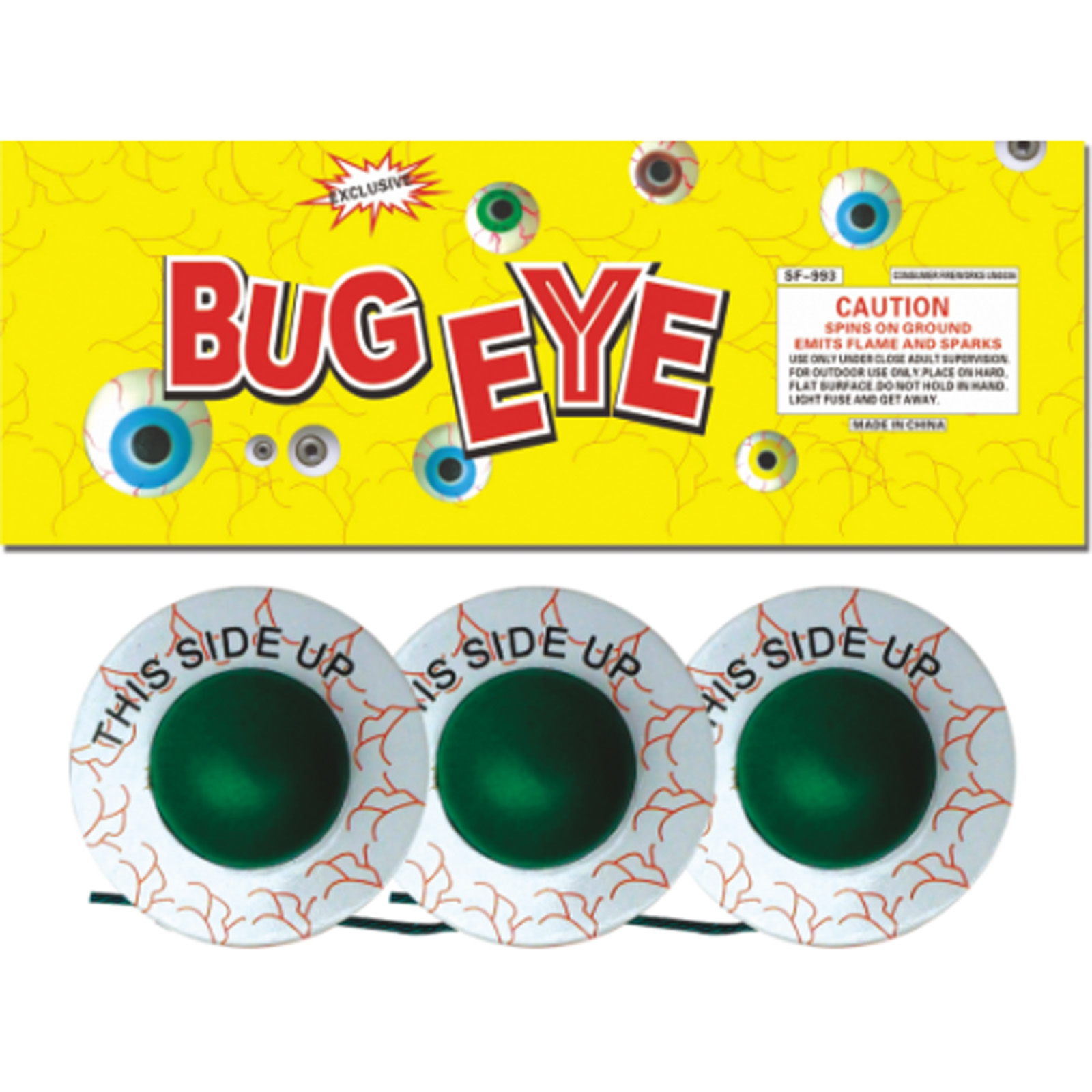 Bug Eyes(TM) Ground Spinners For Sale | Kellner's Fireworks ...