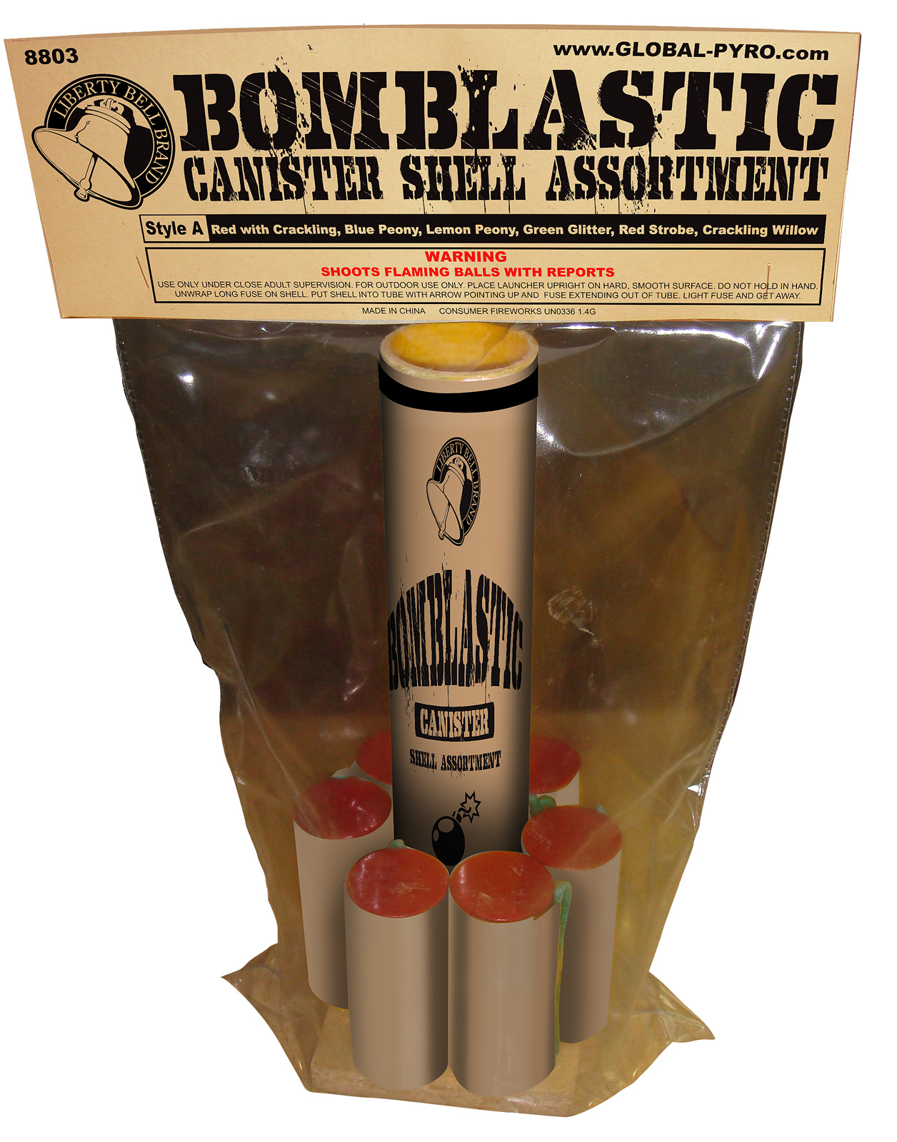 Bomblastic(TM) Canister Shells For Sale | Kellner's Fireworks ...