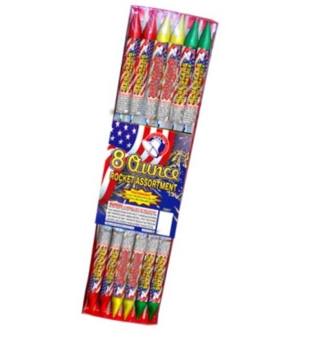 8-Ounce Rocket Assortment For Sale | Kellner's Fireworks | Harrisville, PA