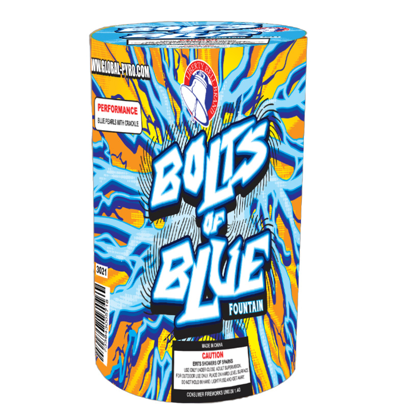 Bolts of Blue Fountain For Sale | Kellner's Fireworks | Harrisville, PA