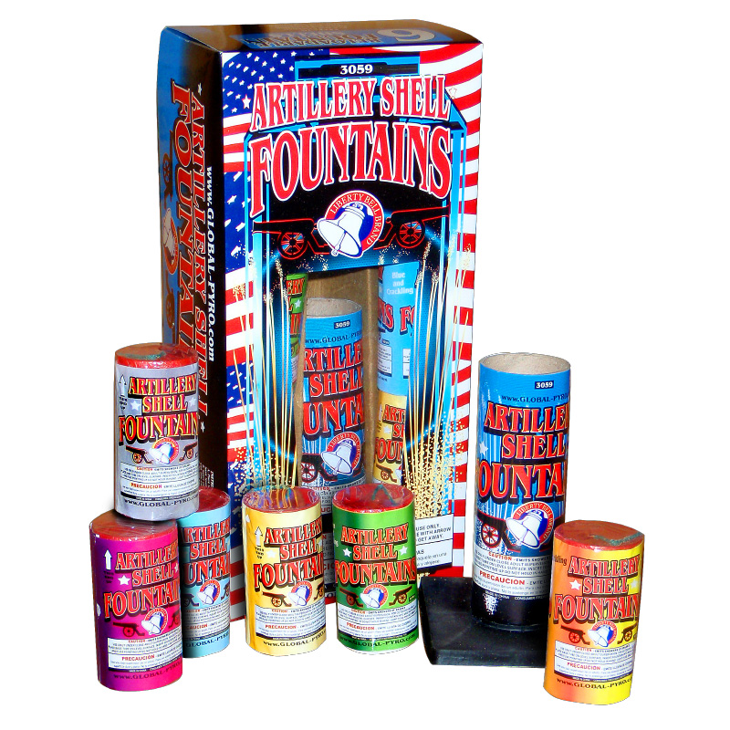 Artiller Shell Fountains For Sale | Kellner's Fireworks | Harrisville, PA