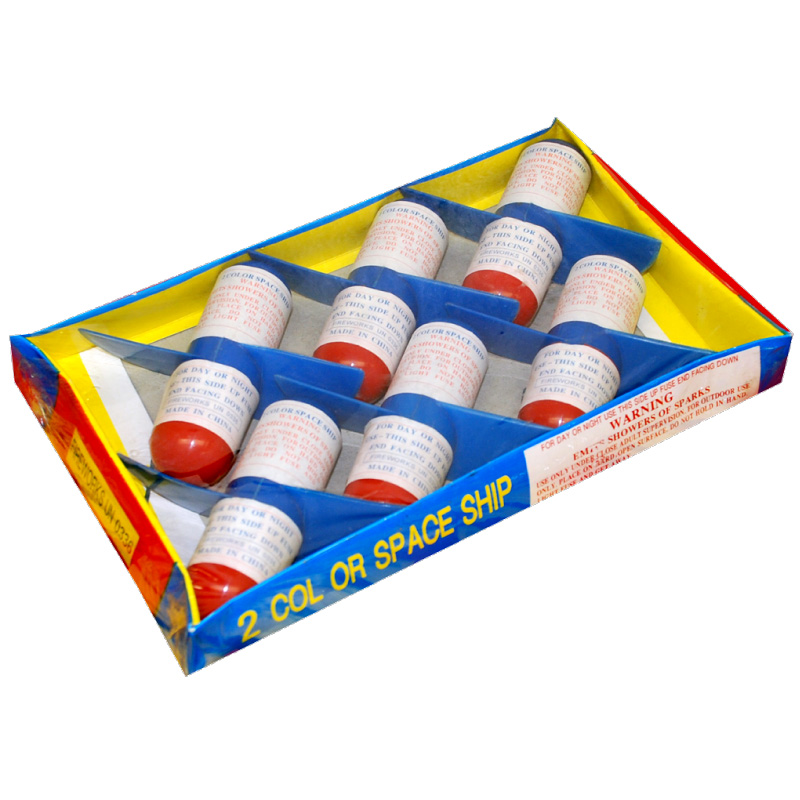 2-Color Space Ships(TM) Sky Flyers For Sale | Kellner's Fireworks ...