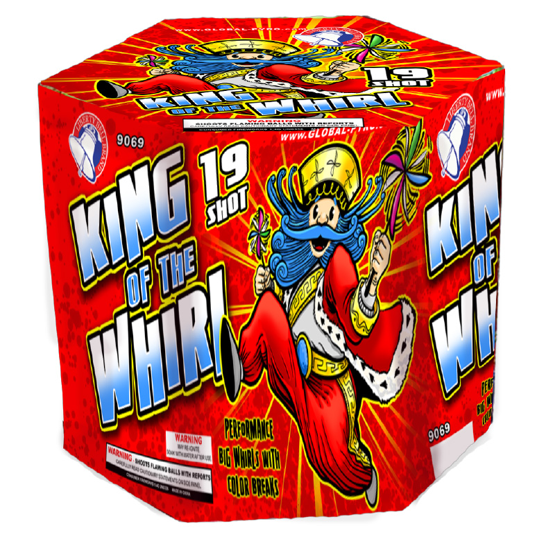 19 Shot King of the Whirl Aerials For Sale | Kellner's Fireworks ...