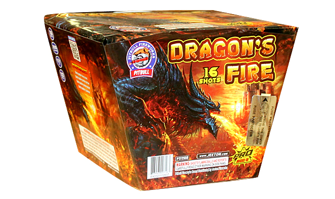 16 Shot Dragon's Fire Aerials For Sale | Kellner's Fireworks ...