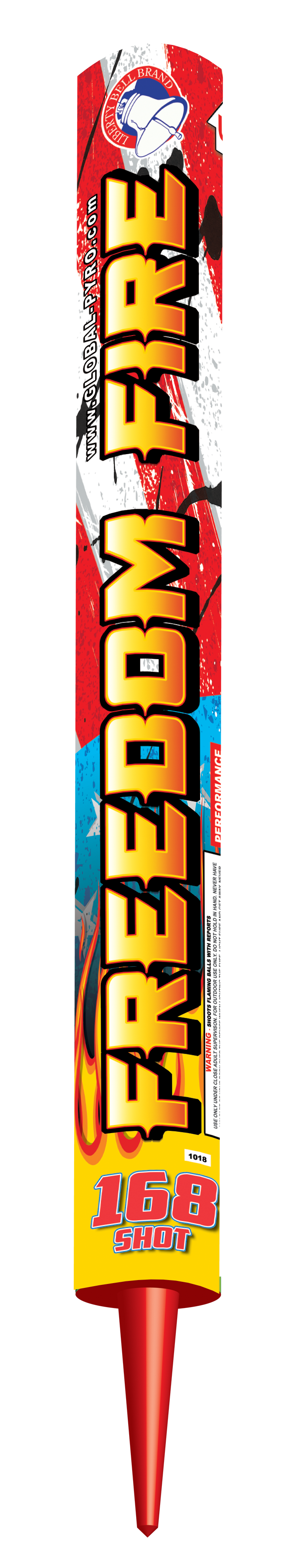 168 Shot Freedom Fire Roman Candle For Sale | Kellner's Fireworks ...
