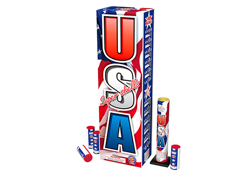 USA SUPER SHELLS Canister Shells For Sale | Kellner's Fireworks ...