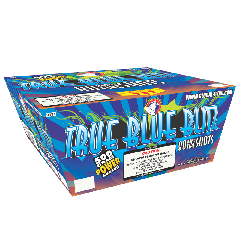 True Blue Blitz Multi-shot Aerials | for sale at Kellner's