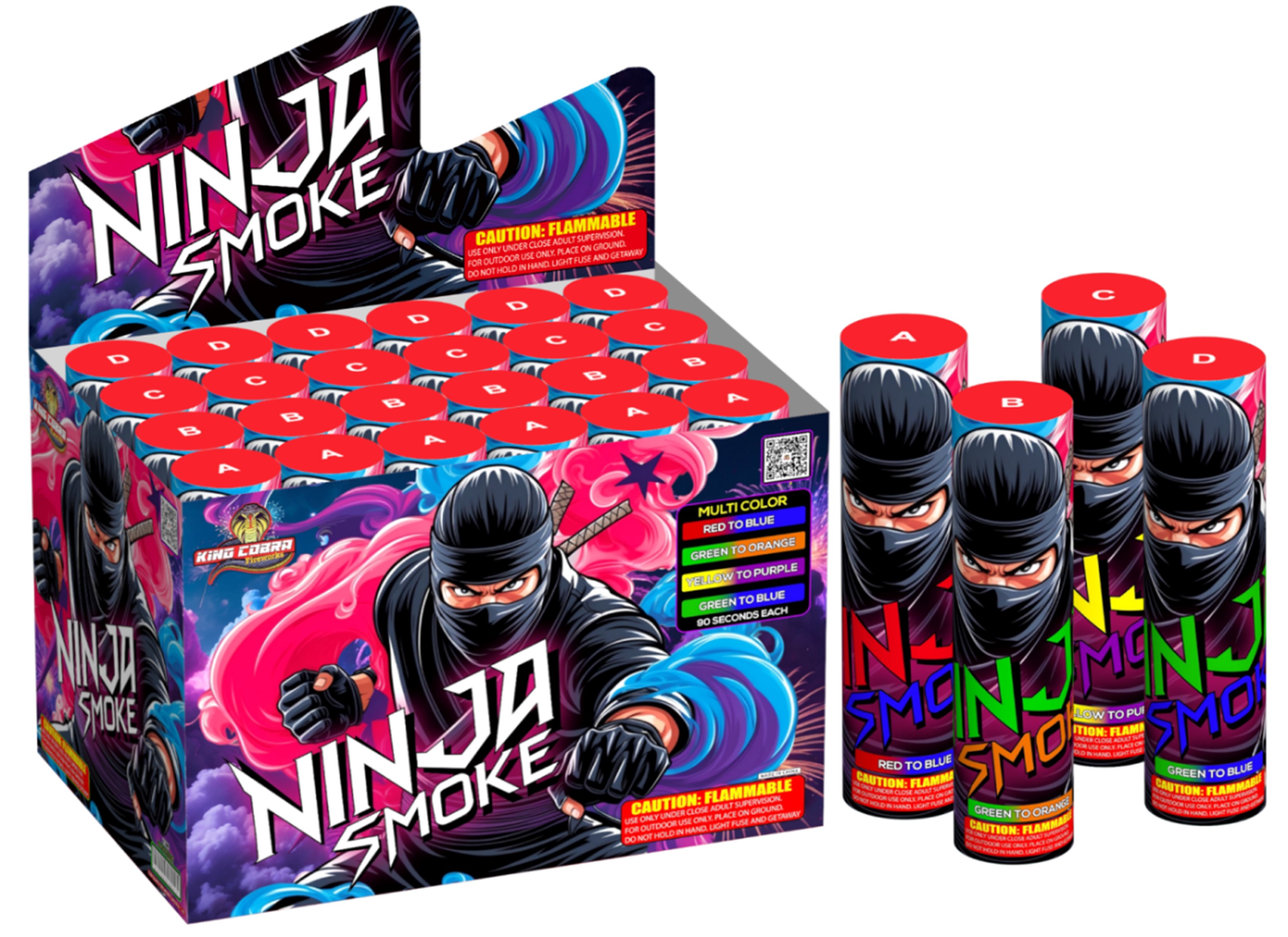 NINJA SMOKES For Sale | Kellner's Fireworks | Harrisville, PA