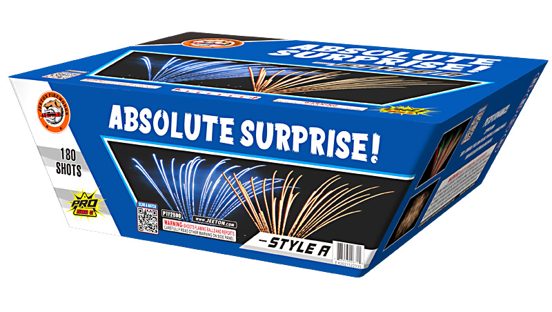 180-Shot ABSOLUTE SURPRISE (Style A) Aerials | for sale at Kellner's