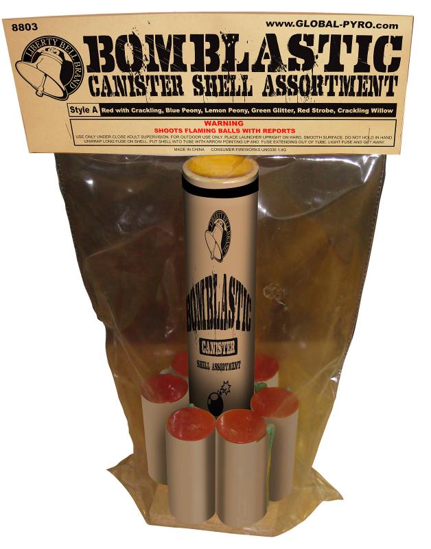 Bomblastic(TM) Canister Shells For Sale | Kellner's Fireworks ...